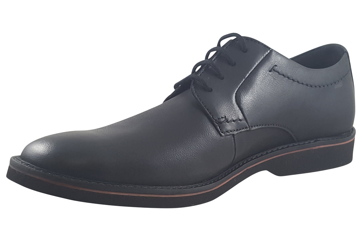 Clarks Atticus LTLace Black Mens Shoes – McConnell Shoes