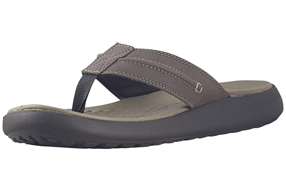 Crocs Yukon Vista II Flip 209332 Espresso Mens Sandals – McConnell Shoes