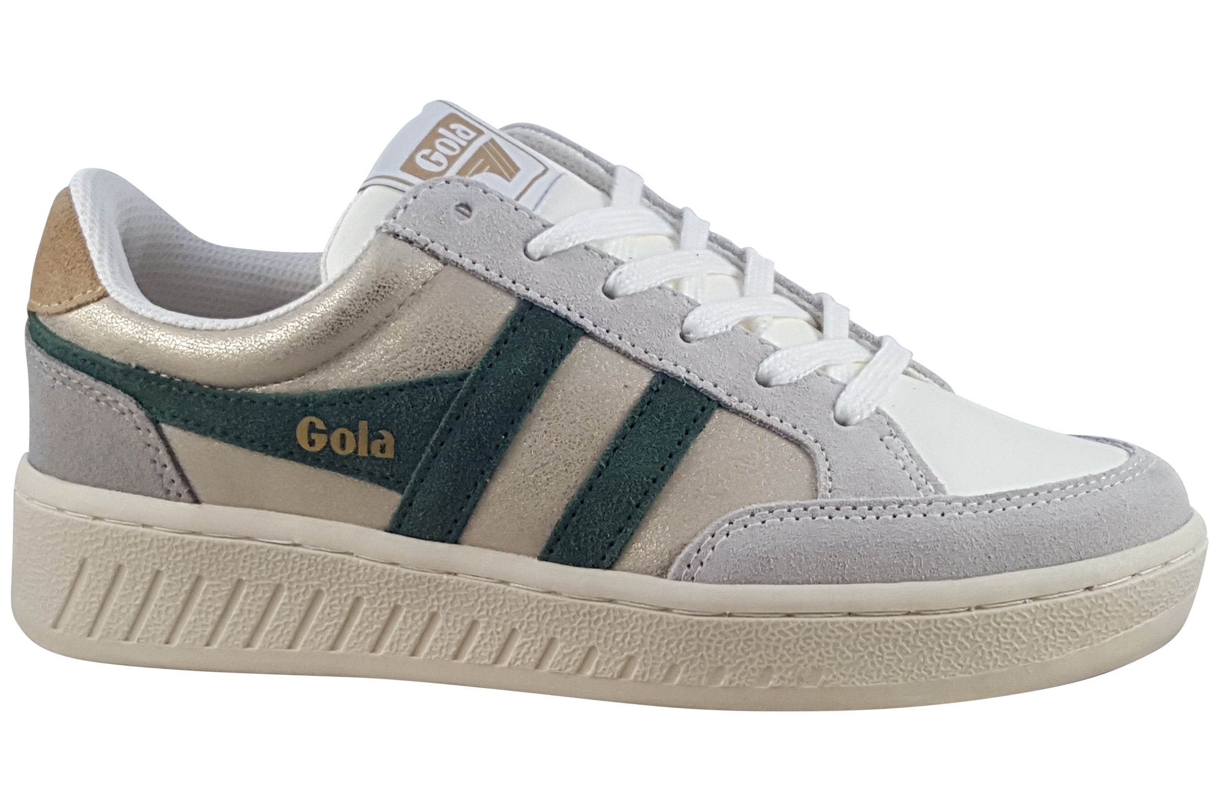 Gola Superslam Blaze CLB334 Gold/Evergreen/Brown Sugar Womens Fashion ...