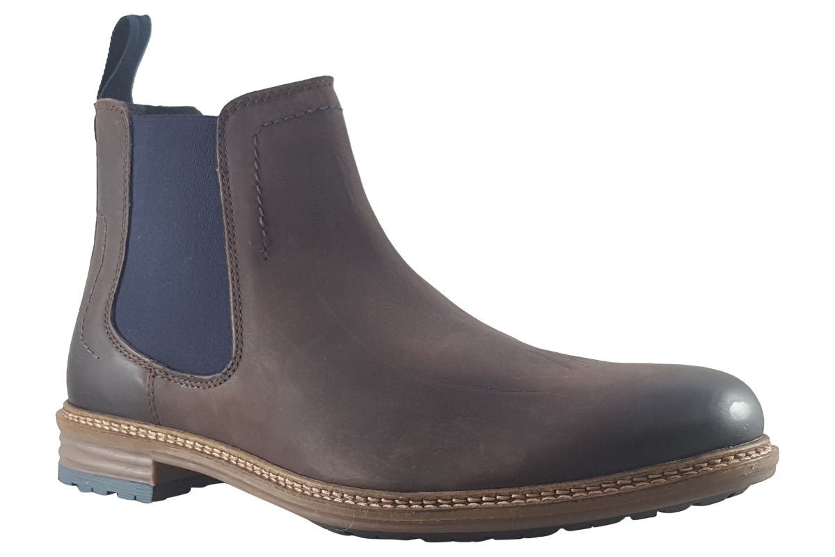 Hush Puppies Justin Chelsea Boot Brown Mens Boots – McConnell Shoes