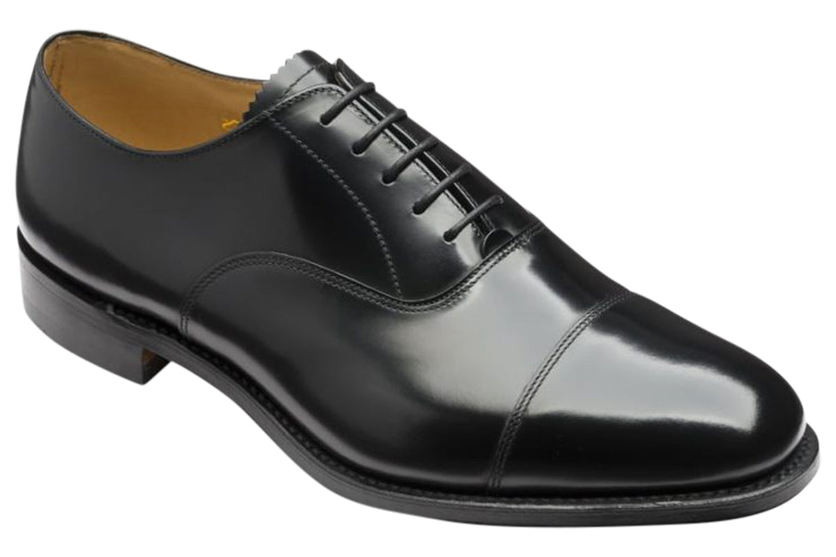 Loake 747 Black Leather Mens Handcrafted Shoes – McConnell Shoes