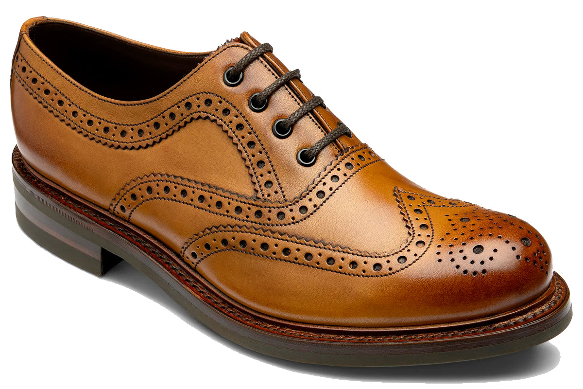 Loake Edward Tan Mens Handcrafted Shoes – McConnell Shoes